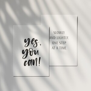 Vision Board Printables Printable Quotes and Affirmation Cards 3.5x5 ...