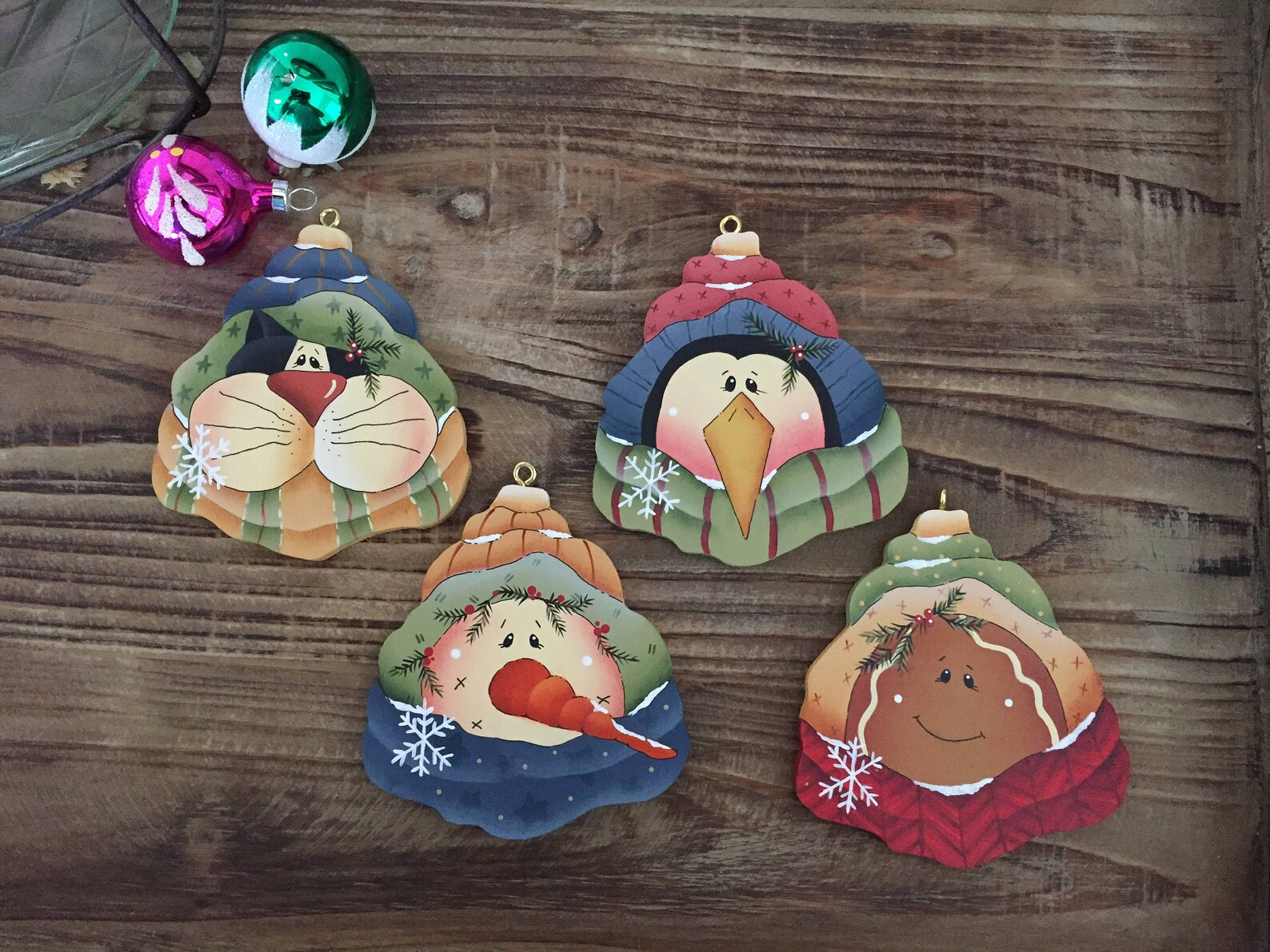 Snowflake Friends Ornaments - Etsy