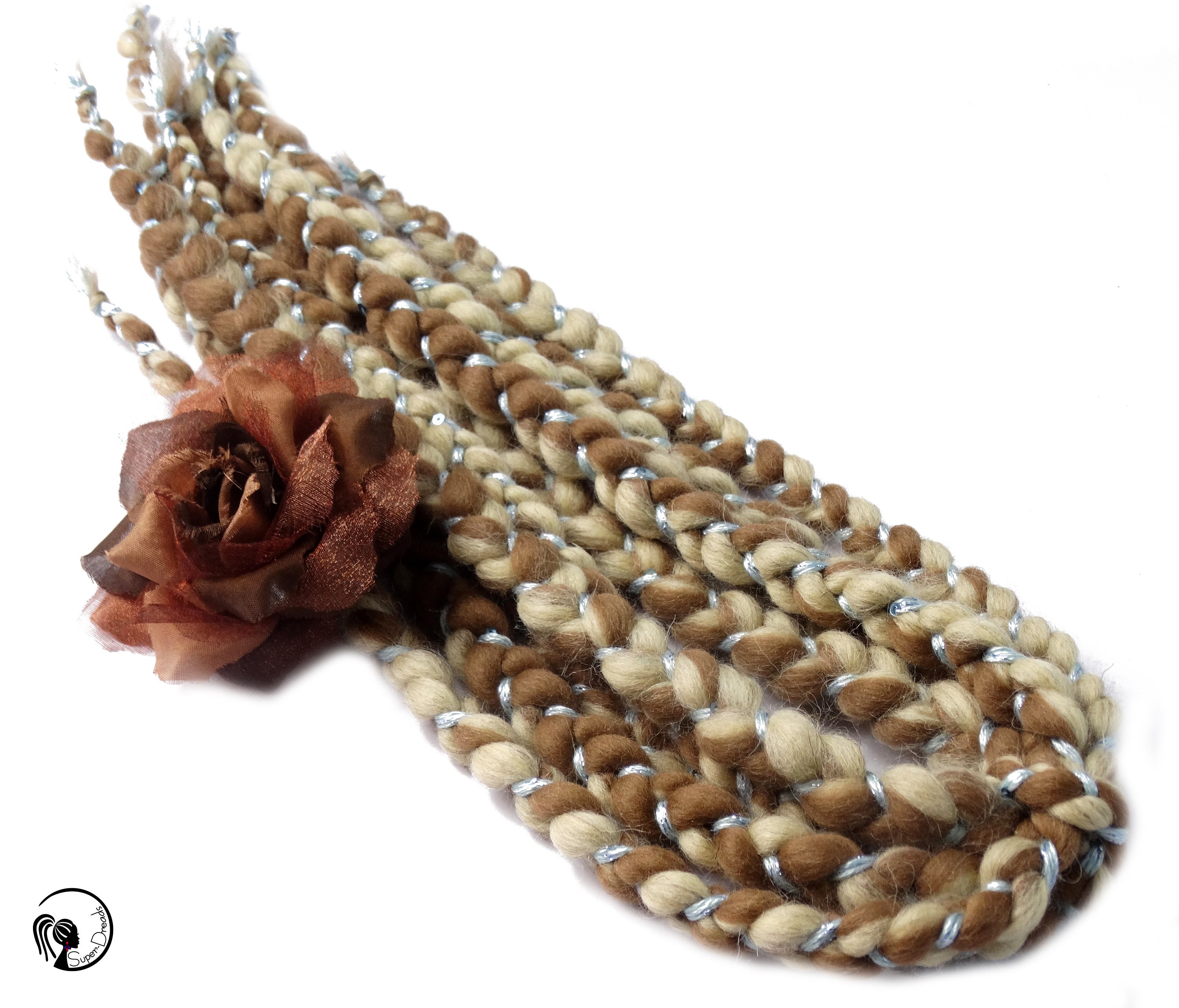 Blonde Wool Braids Light Brown Dreadlocks Dreads Extensions - Etsy