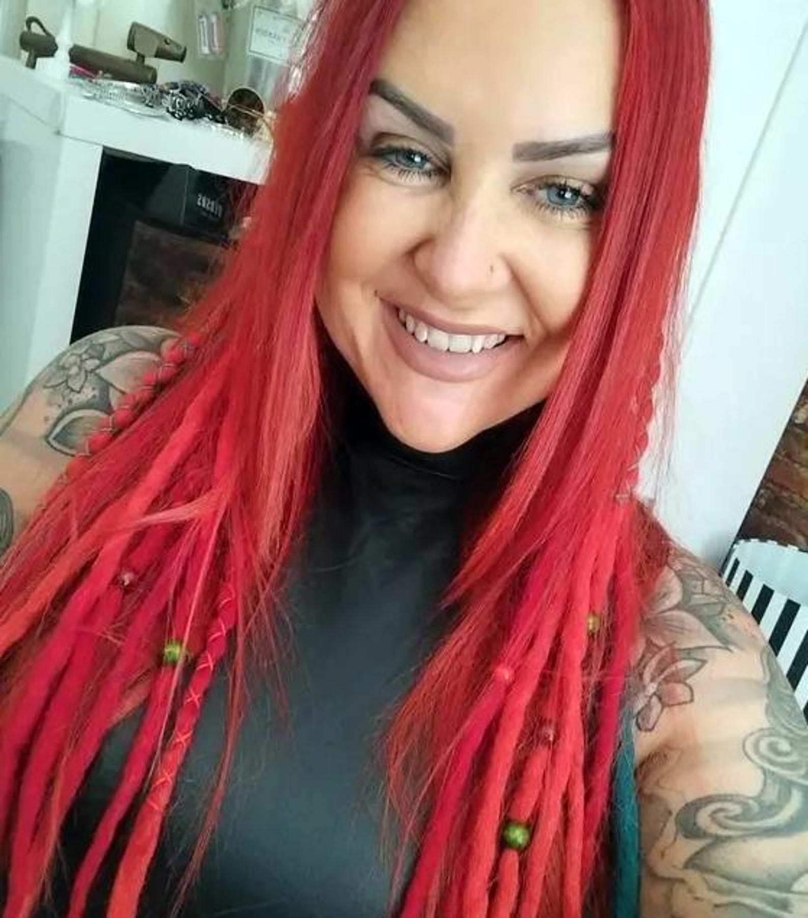 Light Red Merino Wool Dreadlocks, Double Ended Dread Extensions - Etsy