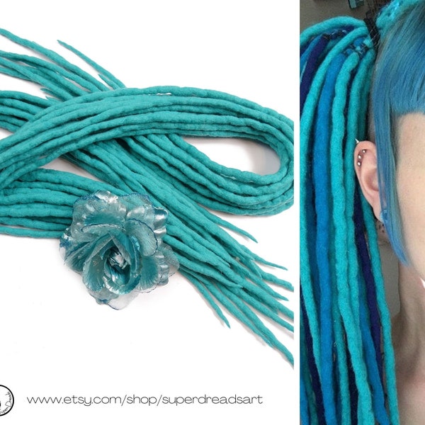 Turquoise Dreads - Etsy