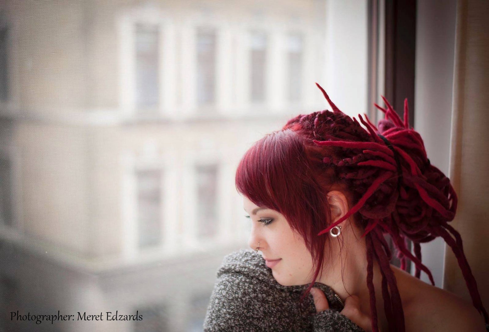 Red Wool Dreadlocks Burgundy Ombre Dreads Dreadlocks - Etsy