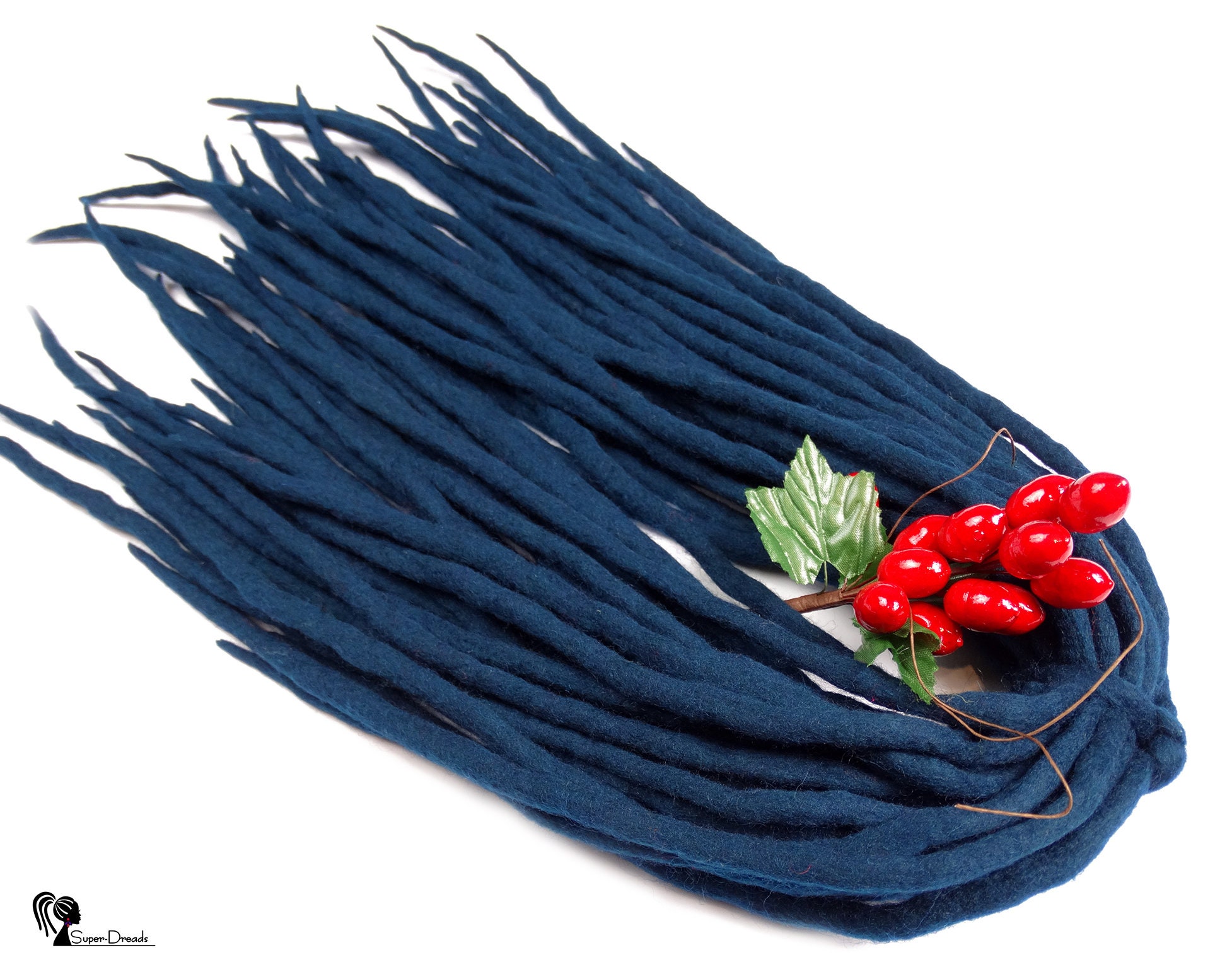 Blue Wool Dreadlocks Green Turquoise Dreads Dreadlocks - Etsy