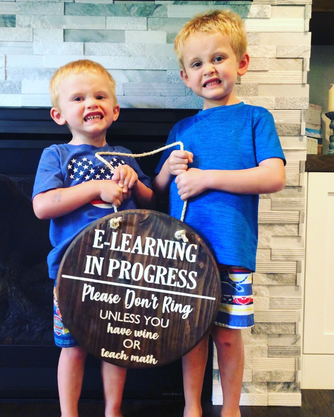 E- Learning Door Hanger. 15 Inch Round. - Etsy