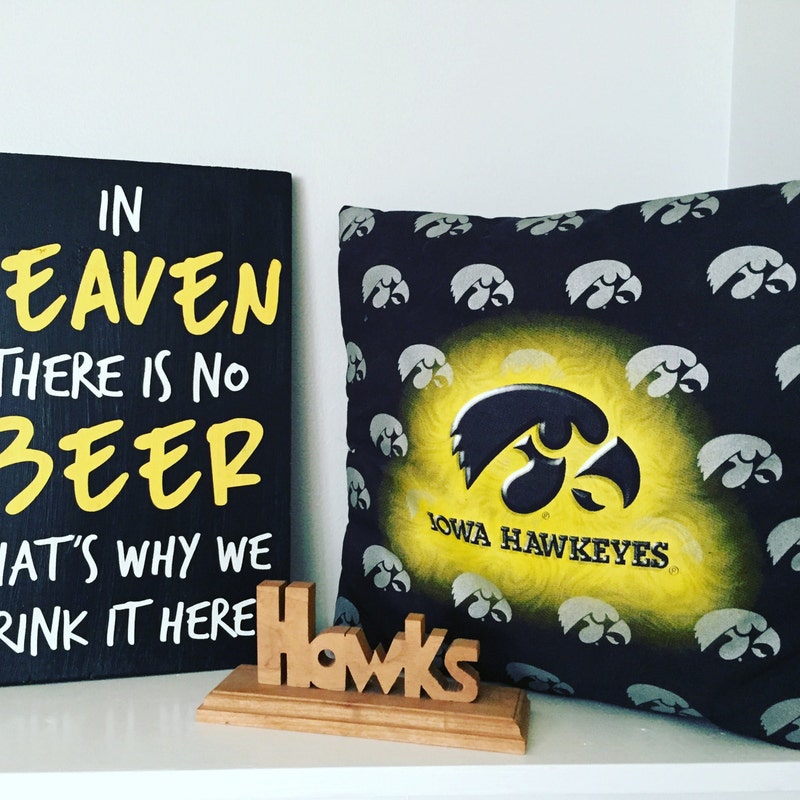 Iowa Hawkeye Sign - Etsy