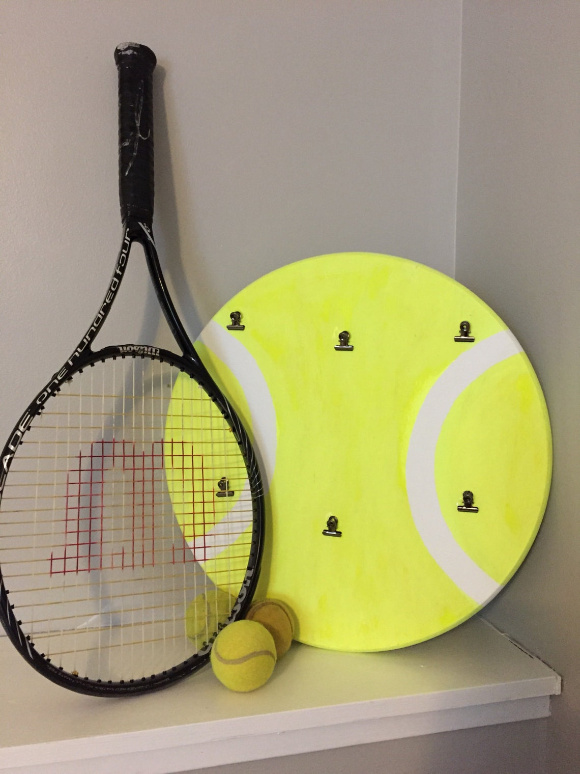 Tennis Ball Picture Collage. Graduation Gift. Handmade. Hand Painted ...