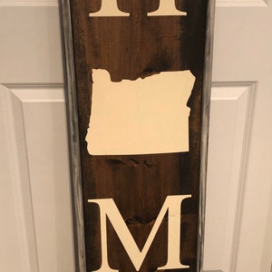 Vertical MN Home Sign. Porch Display. Minnesota. Rustic. Outdoors. 4ft ...
