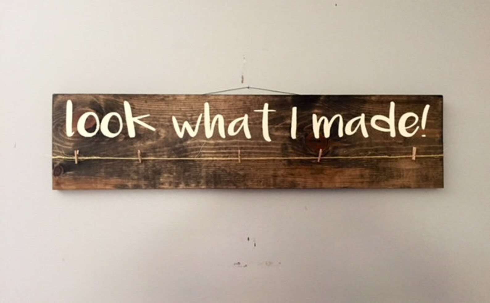 Kids Art Display Sign Look What I Made Handmade. - Etsy