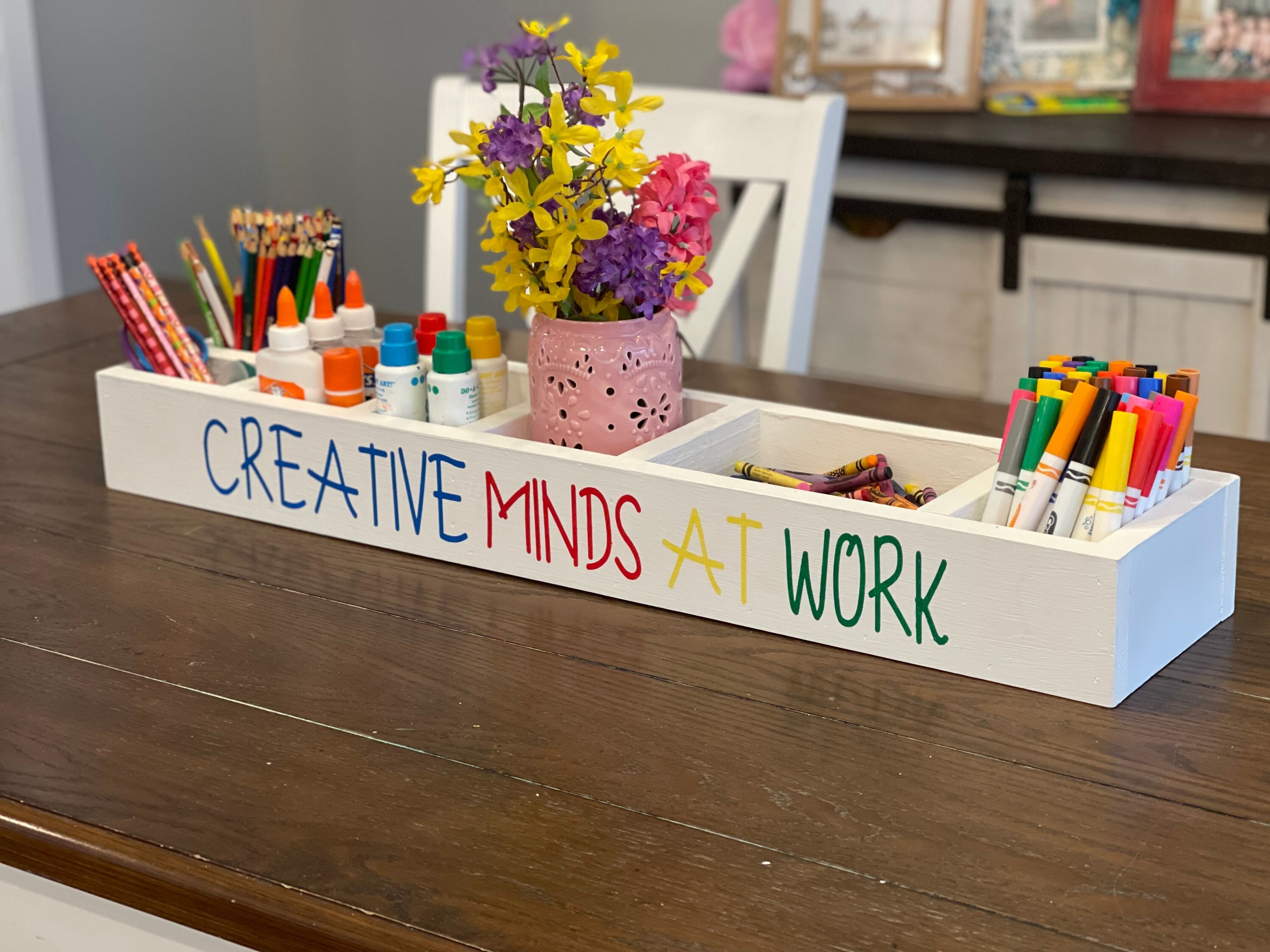 Kids art organizer store