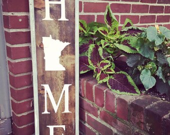 Vertical Mn Sign - Etsy