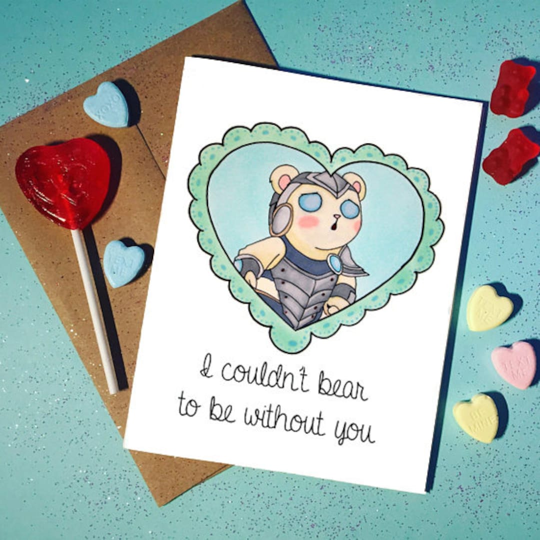 Cute Volibear League ''I Couldn't Bear to Be - Etsy Sweden