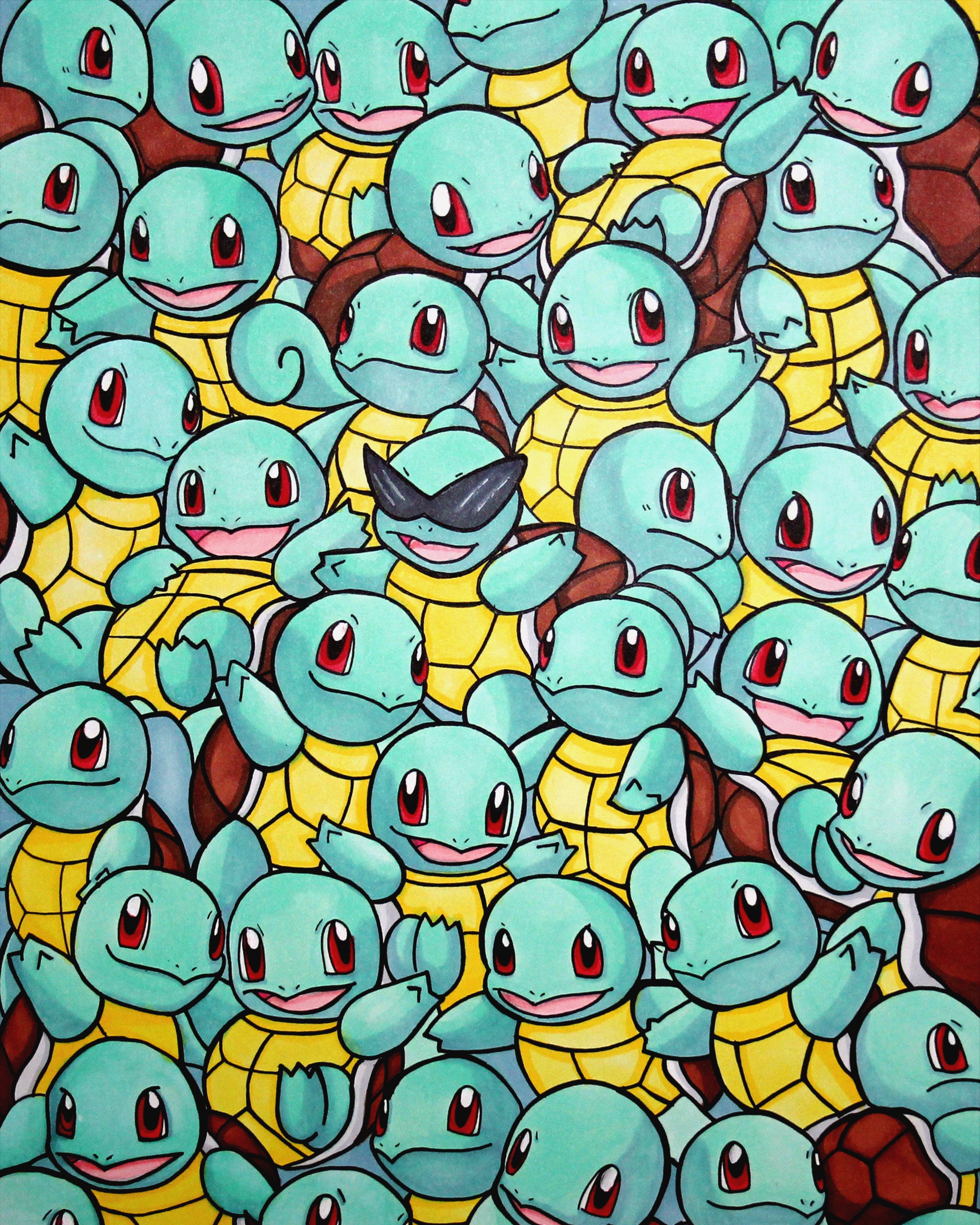 Pokemon Squirtle Squad Wallpaper