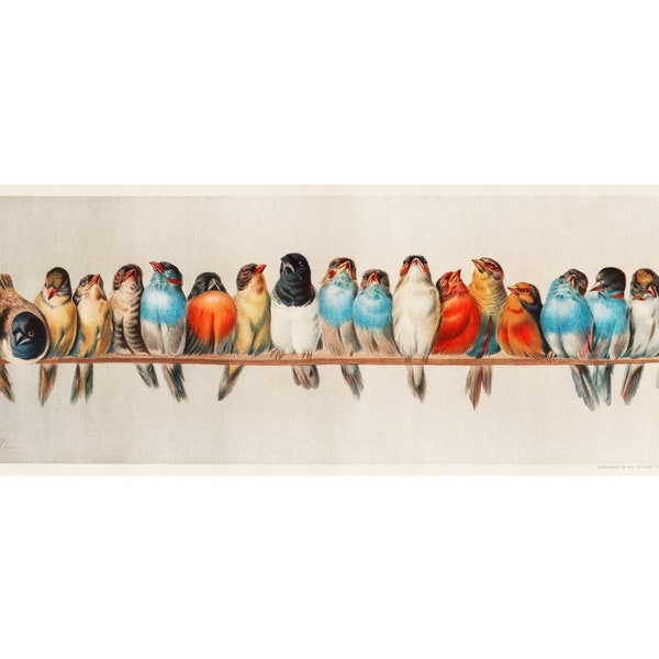 Large Bird Painting - Etsy