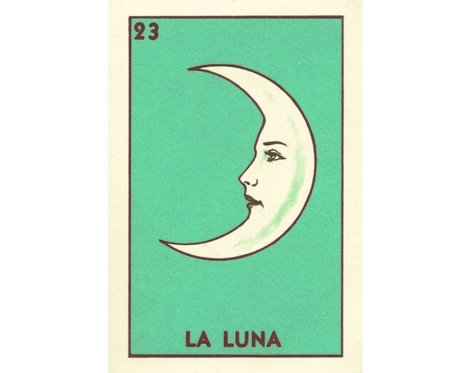 Loteria La Calavera Art Print Vintage Mexican Skeleton Wall - Etsy