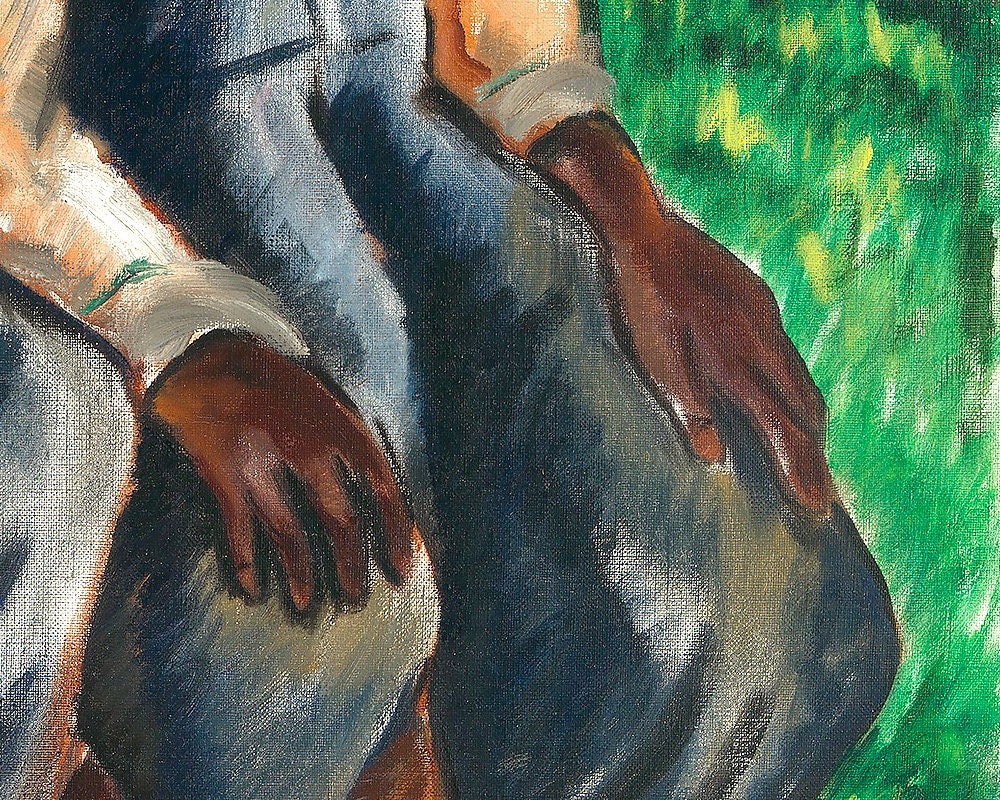 Brothers, Malvin Gray Johnson Painting, Two African American Boys Art ...