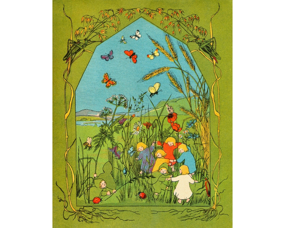 The Story of the Root Children Art Print Sibylle Von Olfers - Etsy