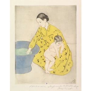 The Bath, Mary Cassatt Art Print, Mother and Child Painting, Vintage ...