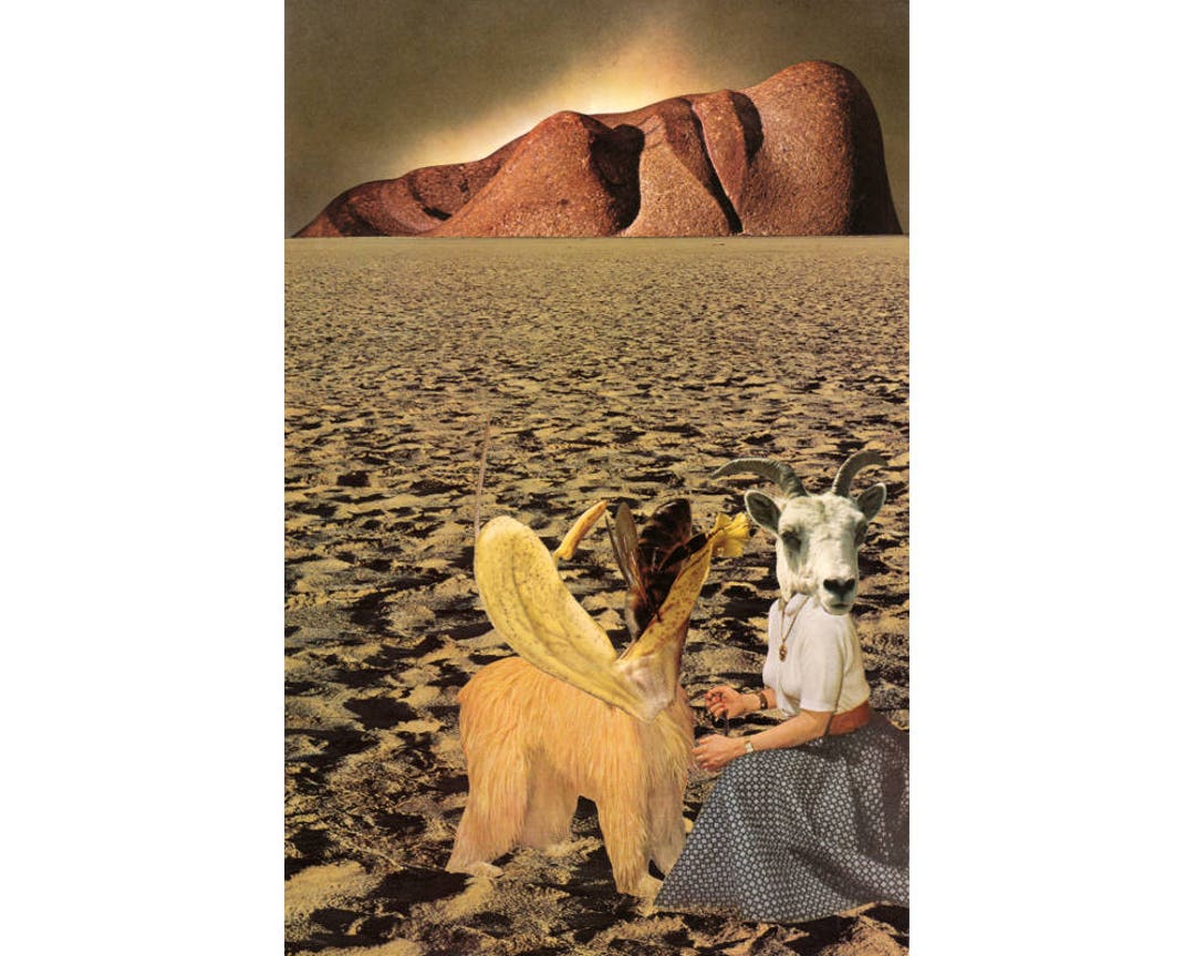 Surreal Collage Art Print, Original Artwork, Surrealism, Dystopian ...