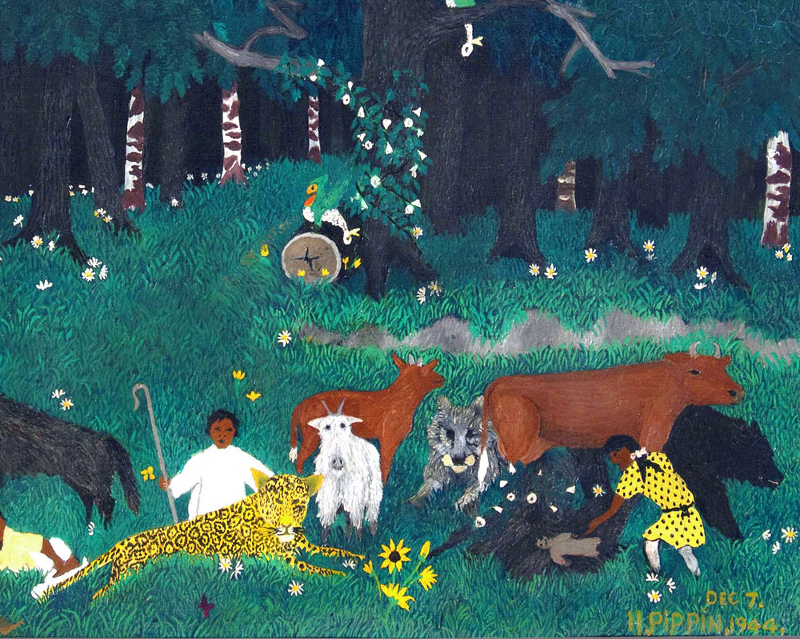 Horace Pippin Holy Mountain II African American Folk Art | Etsy