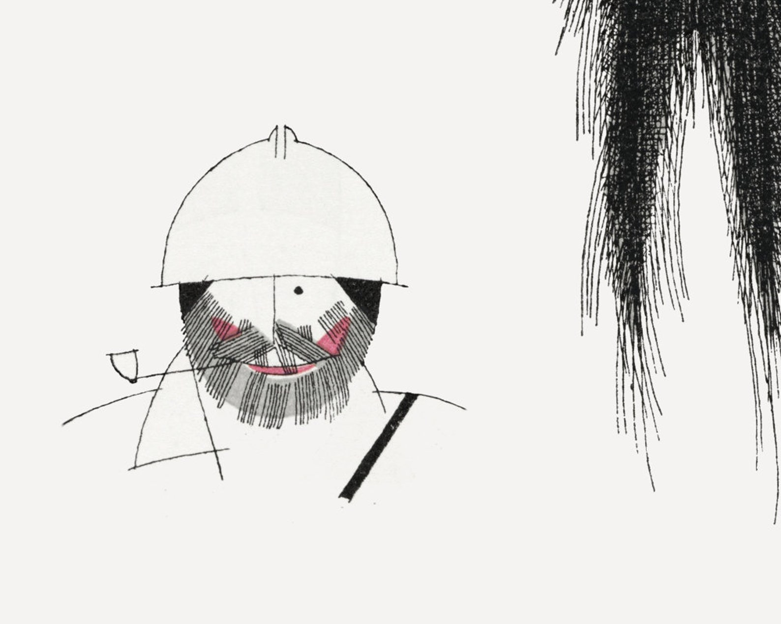 Bearded Men Art Print, Collection of Men With Beards, Vintage French ...