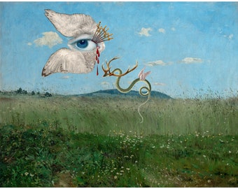 Portrait of Barbara Van Beck Bearded Lady Art Print Wolf - Etsy