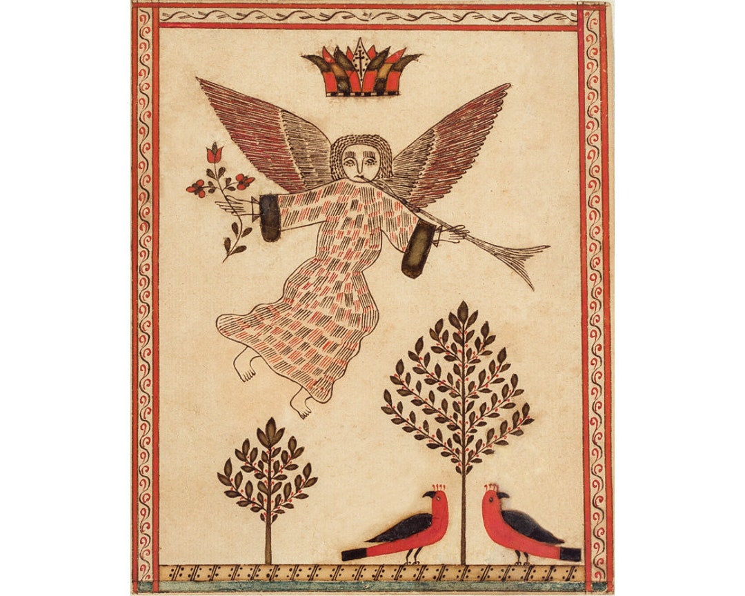 Primitive Folk Art Angels 560 Painted Angels Ideas | Tole Painting,