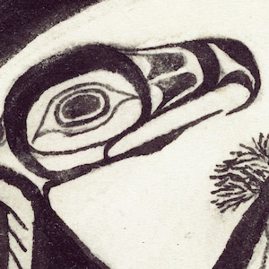 Native American Moon Design, Crescent Moon Art Print, the Man in the ...