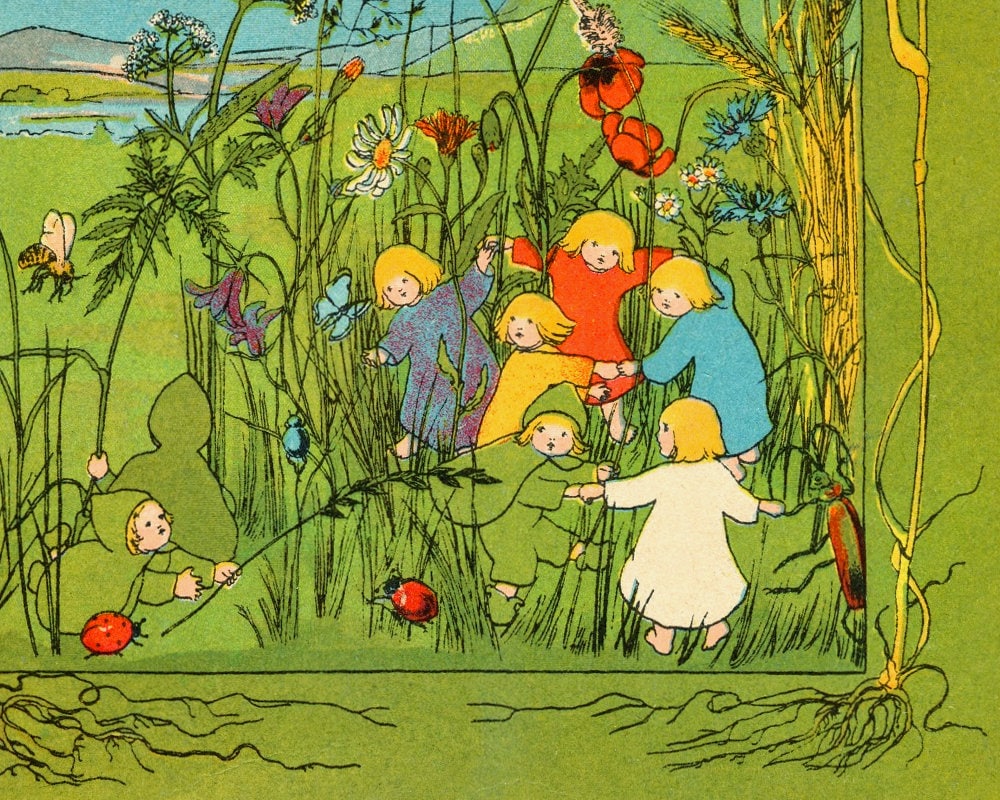 The Story of the Root Children Art Print Sibylle Von Olfers | Etsy