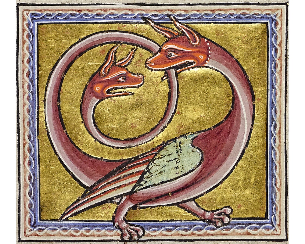 Medieval Bestiary Art Print Aberdeen Bestiary Illuminated - Etsy Hong Kong