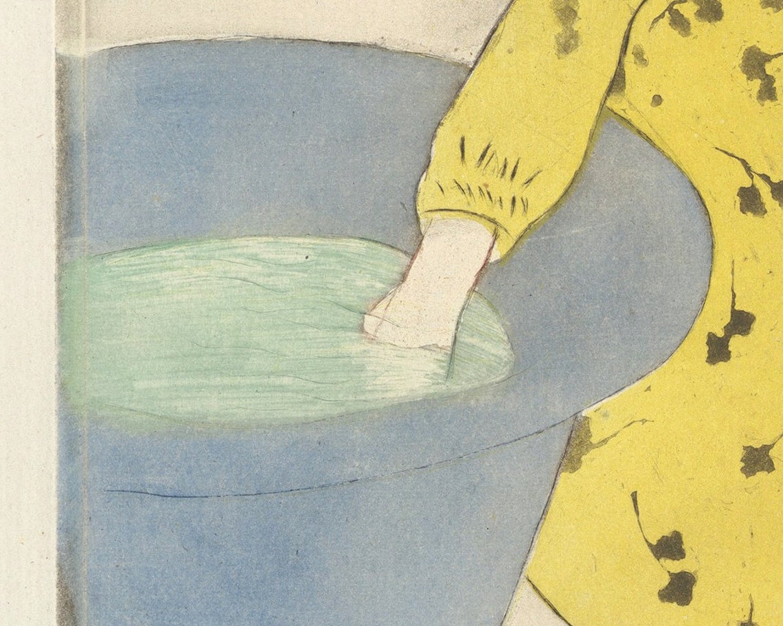 The Bath, Mary Cassatt Art Print, Mother and Child Painting, Vintage ...