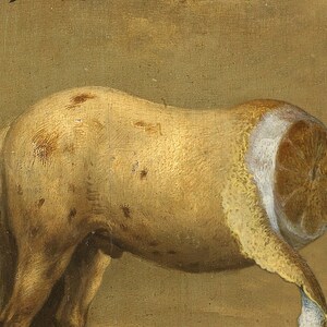 Life Giveth, Surreal Collage Art Print, Antique Horse Oil Painting ...