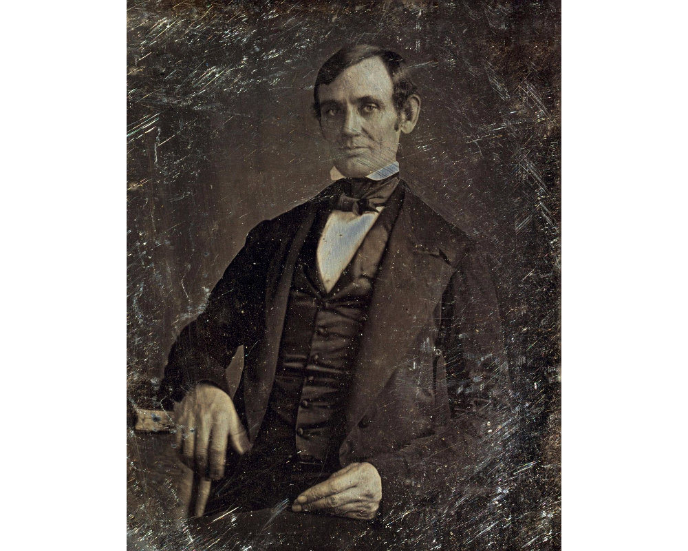 Daguerreotype Portrait of Abraham Lincoln, Abe Lincoln Art Print ...