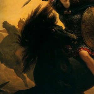 Valkyrie Art Print, Peter Nicolai Arbo Painting, Norse Mythology Wall ...