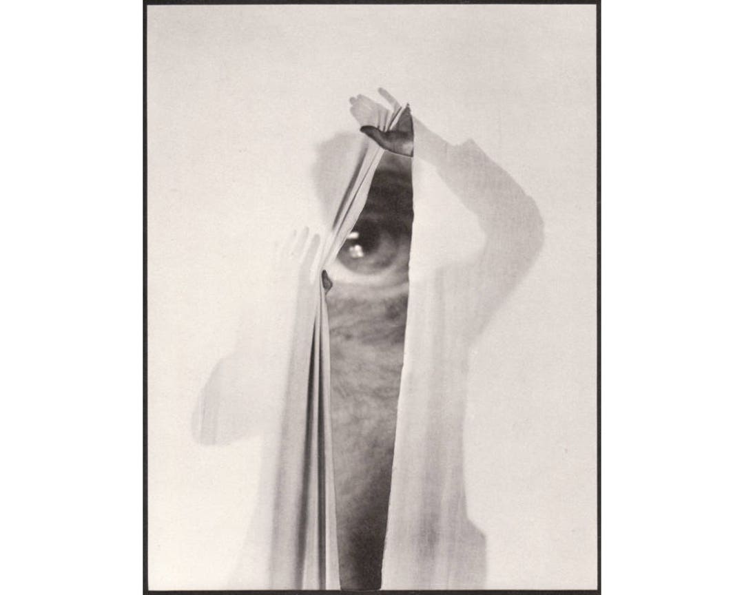 Homunculus, Surreal Black and White Collage Art Print, Eye, Human ...