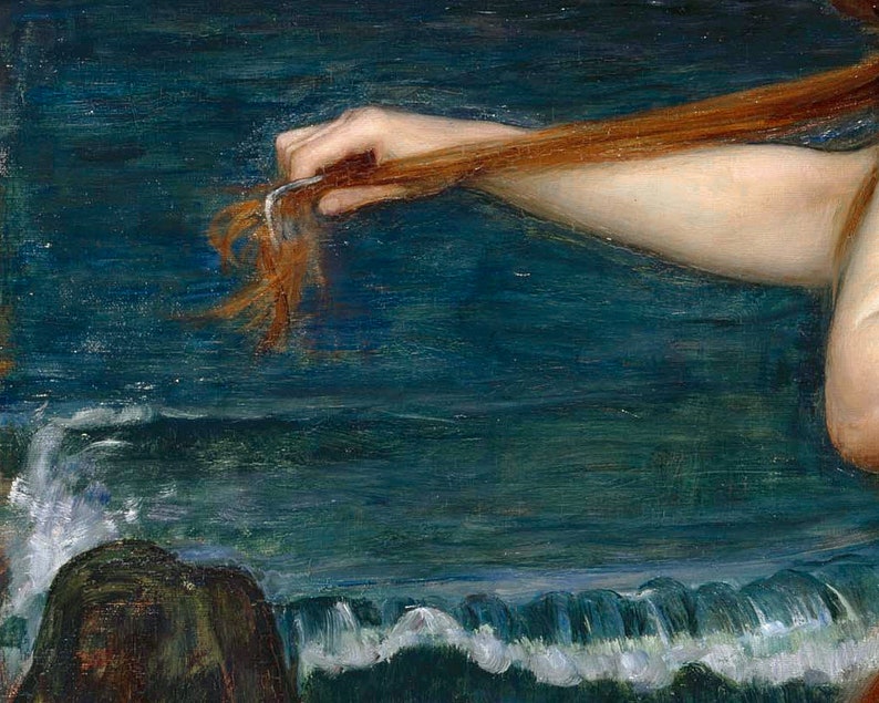 a-mermaid-by-john-william-waterhouse-art-print-vintage-mermaid-oil