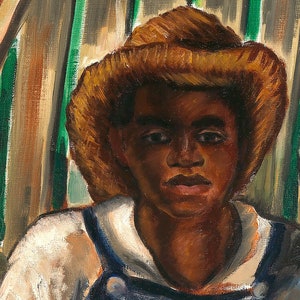 Brothers, Malvin Gray Johnson Painting, Two African American Boys Art ...