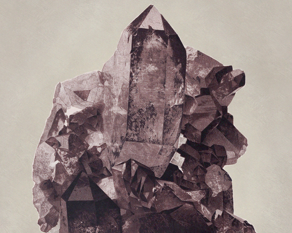 Inner Strength Collage Art Print Strong Woman Crystal - Etsy