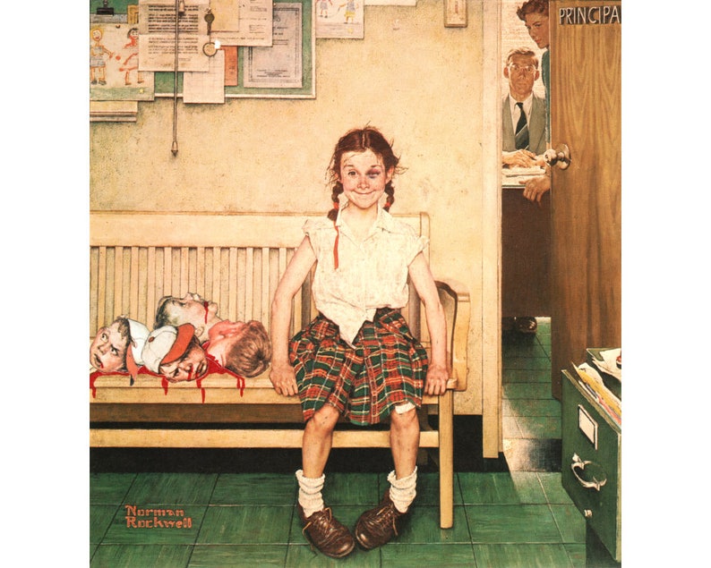 Abnormal Rockwell Altered Art Print Contemporary Collage Art - Etsy
