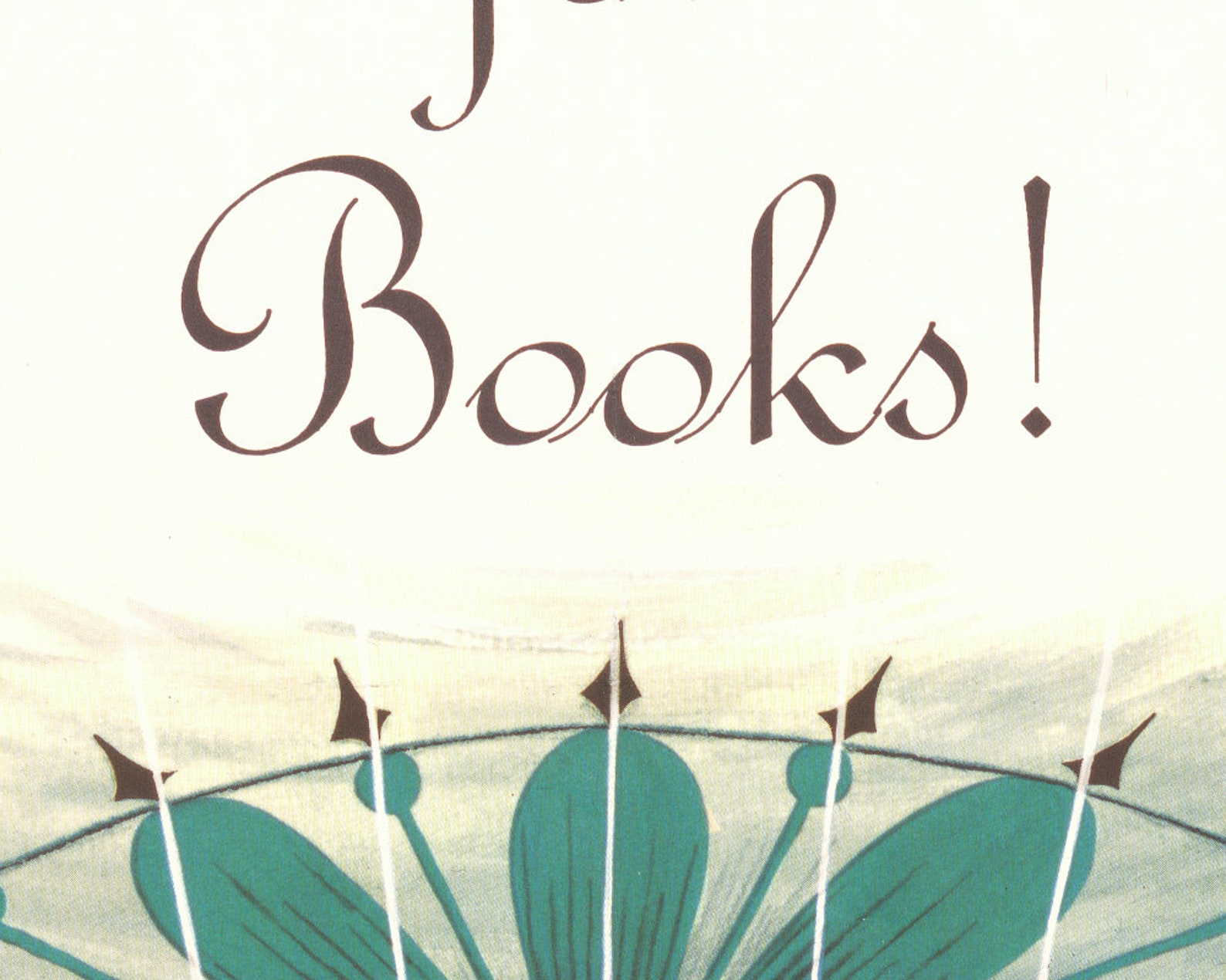 Three Cheers for Books Vintage Book Week Poster Retro - Etsy