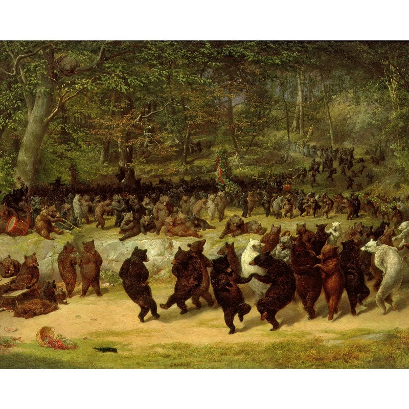 Bear Art Print - Etsy