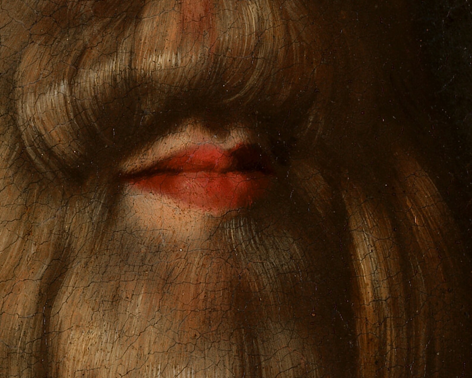 Portrait of Barbara Van Beck Bearded Lady Art Print Wolf - Etsy