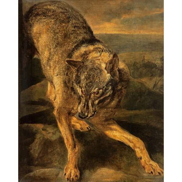 Big Bad Wolf Art - Etsy