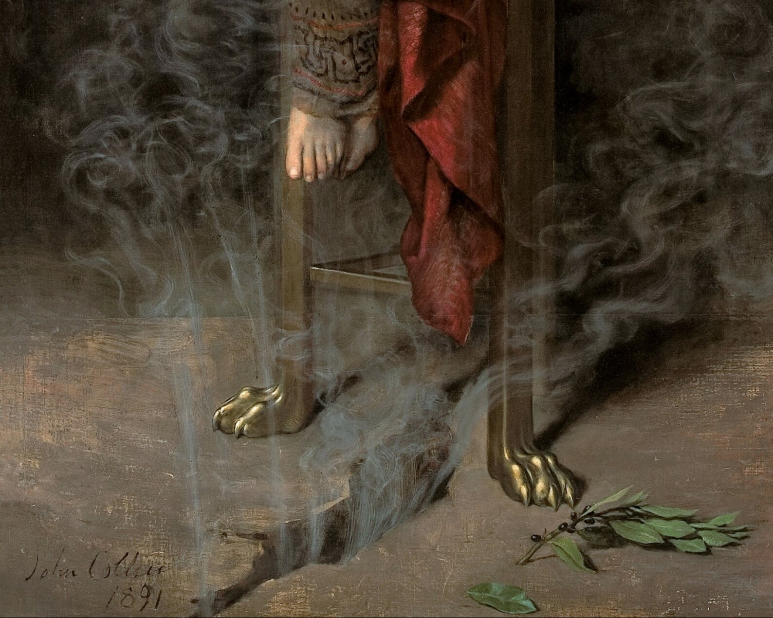 Priestess of Delphi Art Print John Collier Painting - Etsy