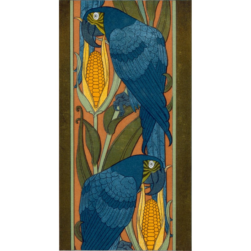Blue Parrot Art - Etsy