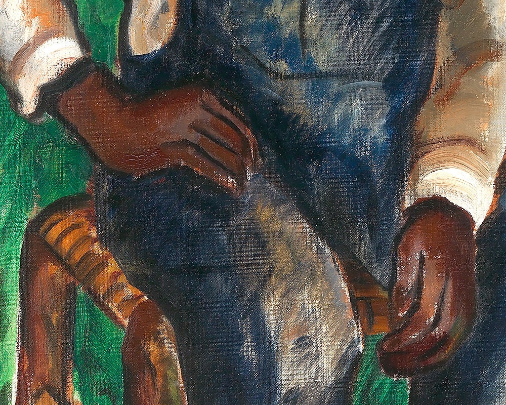 Brothers Malvin Gray Johnson Painting Two African American - Etsy