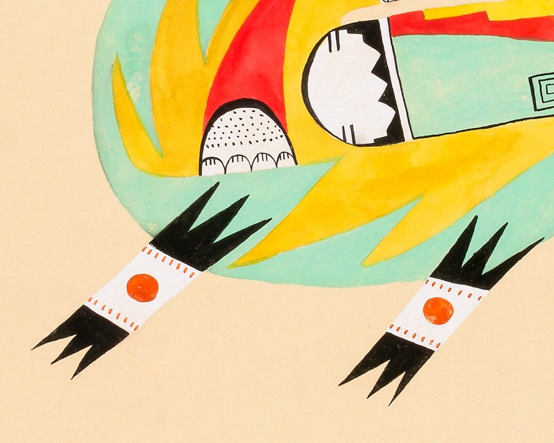 Avanyu Native American Mythology Art Print, Julian Martinez ...