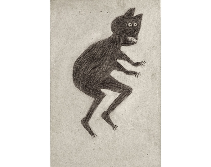 Bill Traylor Fighting Dogs Painting Dog Fight Folk Drawing - Etsy