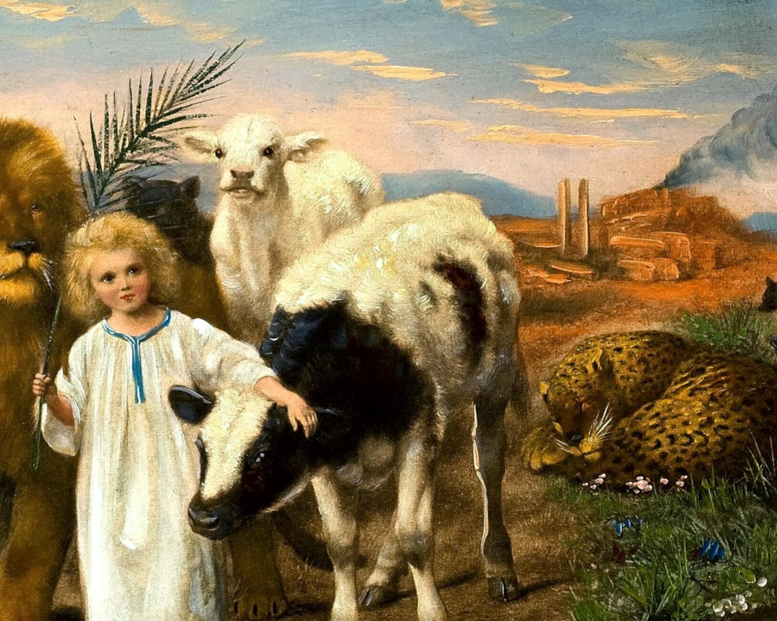 Peace by William Strutt and a Little Child Shall Lead Them - Etsy