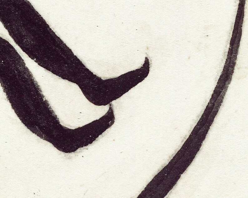 Native American Moon Design Crescent Moon Art Print the Man - Etsy