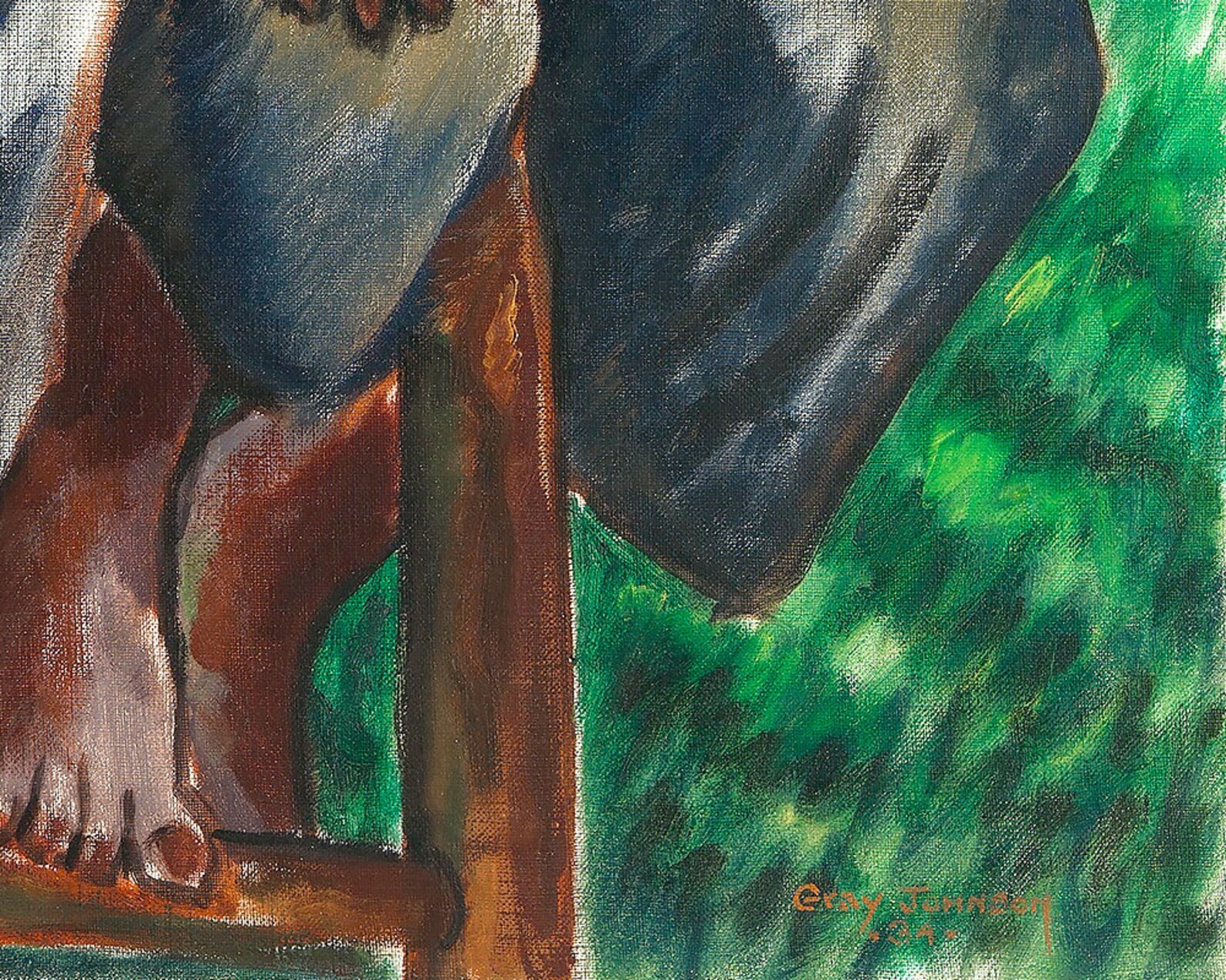 Brothers, Malvin Gray Johnson Painting, Two African American Boys Art ...